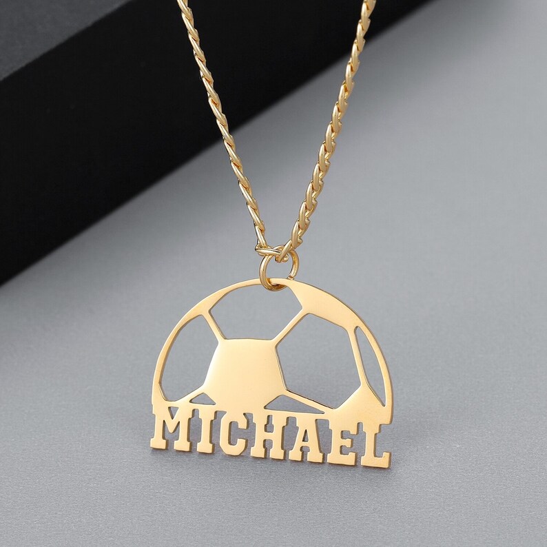 Custom Soccer Name Necklace by Beceff® • FIFA, Football Custom Name ...