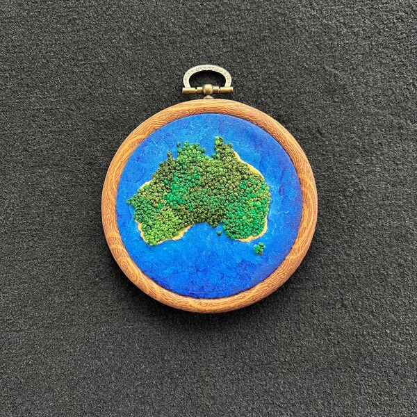 Map Australia Embroidery - Etsy