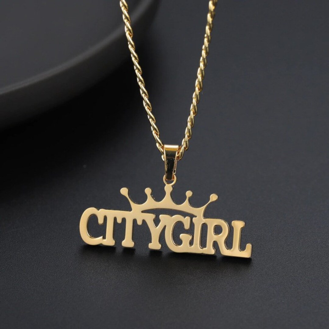 Crown Name Necklace By Beceff® Custom Name Necklace From The