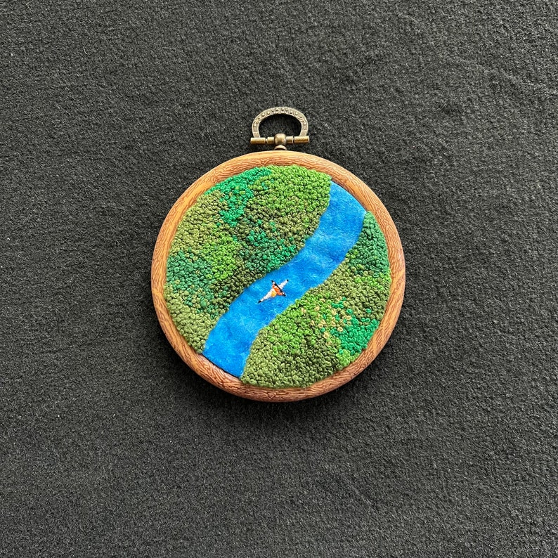 River Kayaking Hand Embroidery Design by Beceff® 4 | Etsy UK