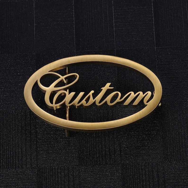 Custom Name Belt Buckle by Beceff® Personalized Oval Name - Etsy