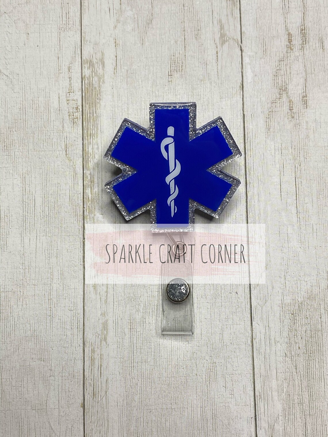 EMS, Medical Star of Life, Medical Symbol Badge Reel, Doctor, Nurse, RN ...