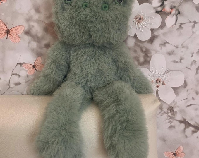 Wizard FROG Stuffed Animal Cheeky Frog Amigurumi Thicc Wizard Frog ...