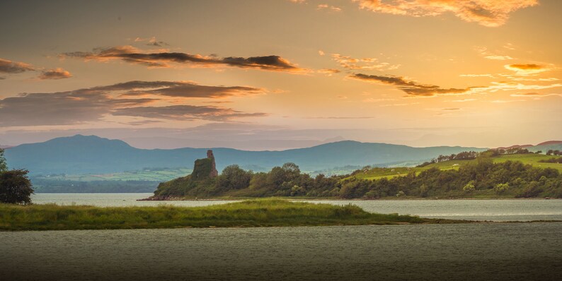 Print of Inch Castle Burt Co. Donegal, Donegal Photography - Etsy
