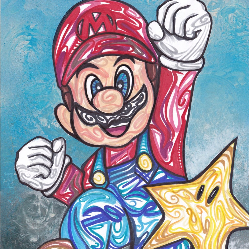Mario 64 Paintings - Etsy