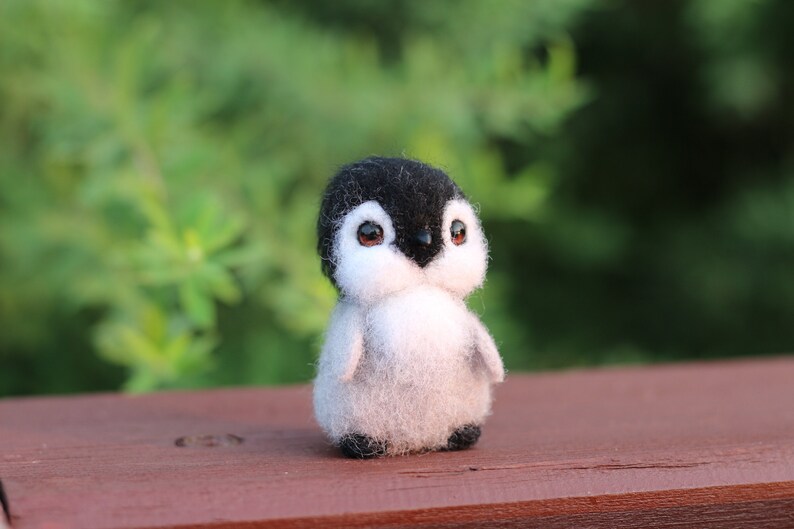 Penguin little penguin toy miniature penguin wool penguin | Etsy