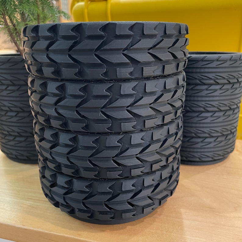 Offroad Tire Pot // A Stack of Tires Flower Planter That Looks Like a ...