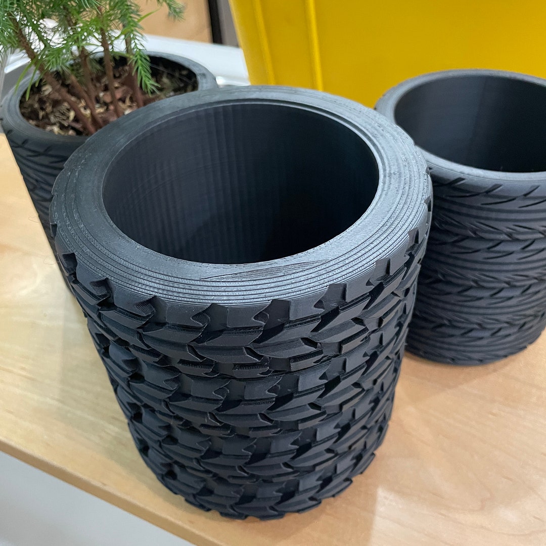 Offroad Tire Pot // A Stack of Tires Flower Planter That Looks Like a ...