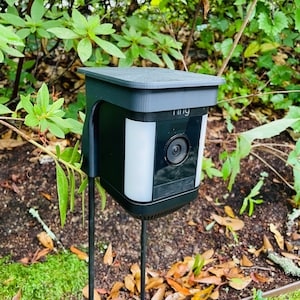 RING Spotlight PLUS & PRO Cam Ground // A Garden or Flower Pot Mounted ...