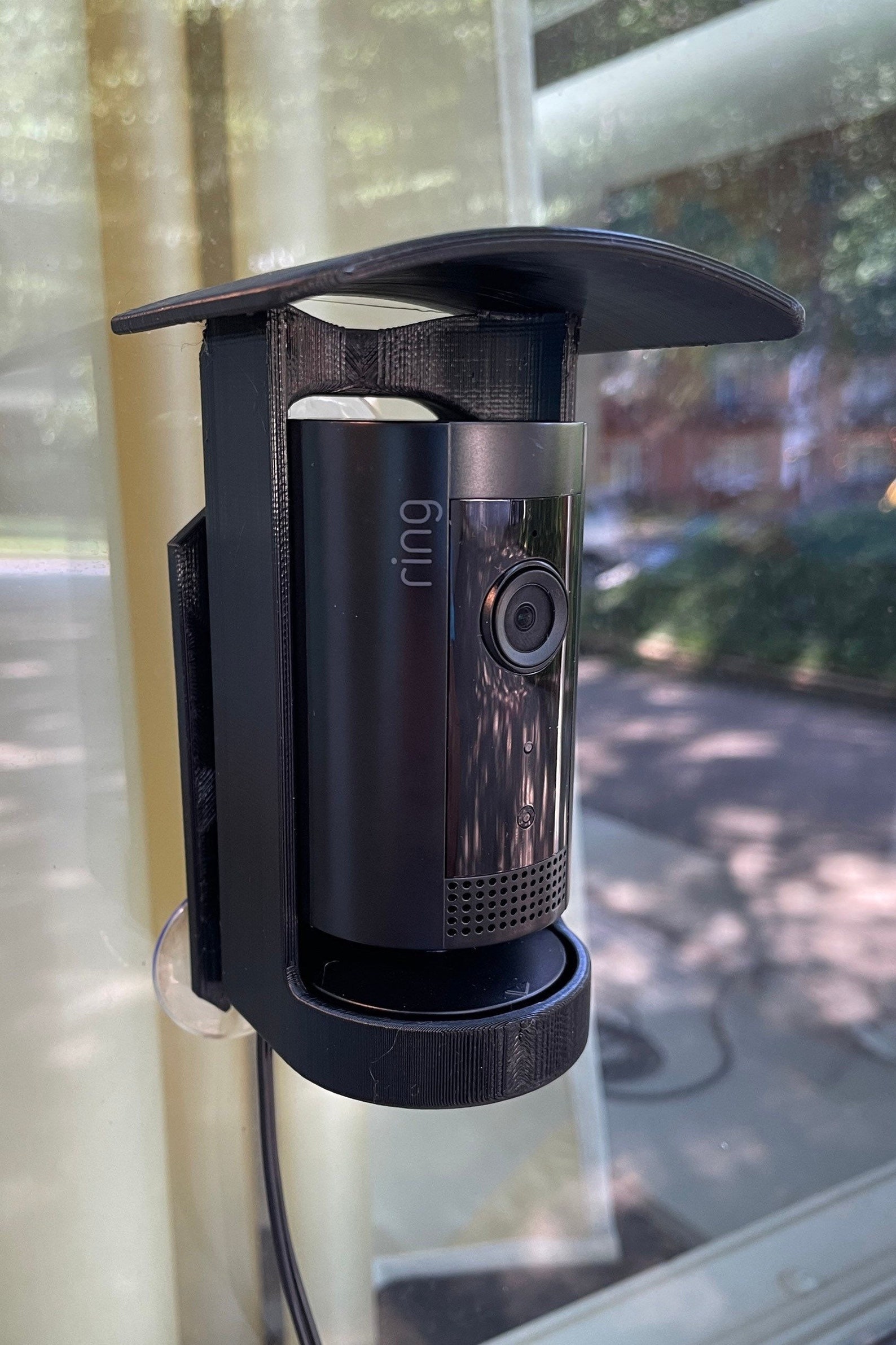 RING Indoor Cam Sentry // an Adjustable Glass Mount With Weather ...