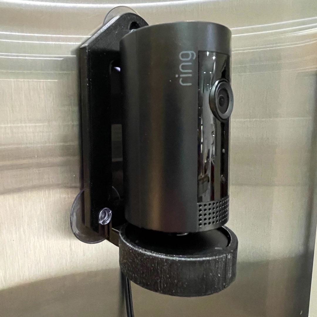 RING Indoor Cam Sentry // A Glass Mount With Built in Suction Cups - Etsy
