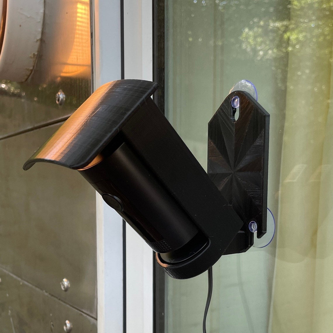 RING Indoor Cam Sentry // an Adjustable Glass Mount With Weather ...