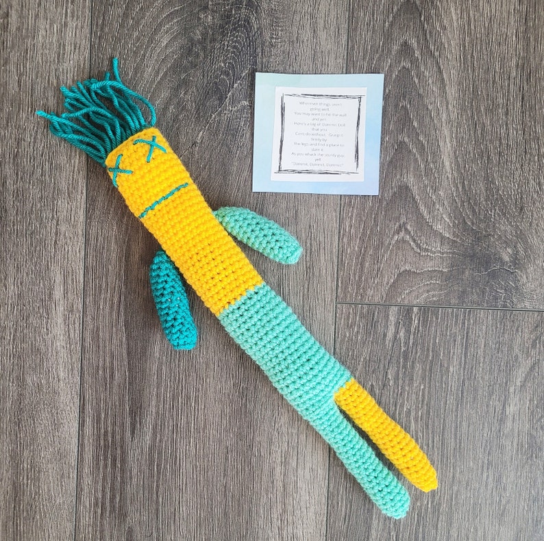 PATTERN ONLY- Large Dammit Doll | PDF | Stash Buster |stress Relief ...