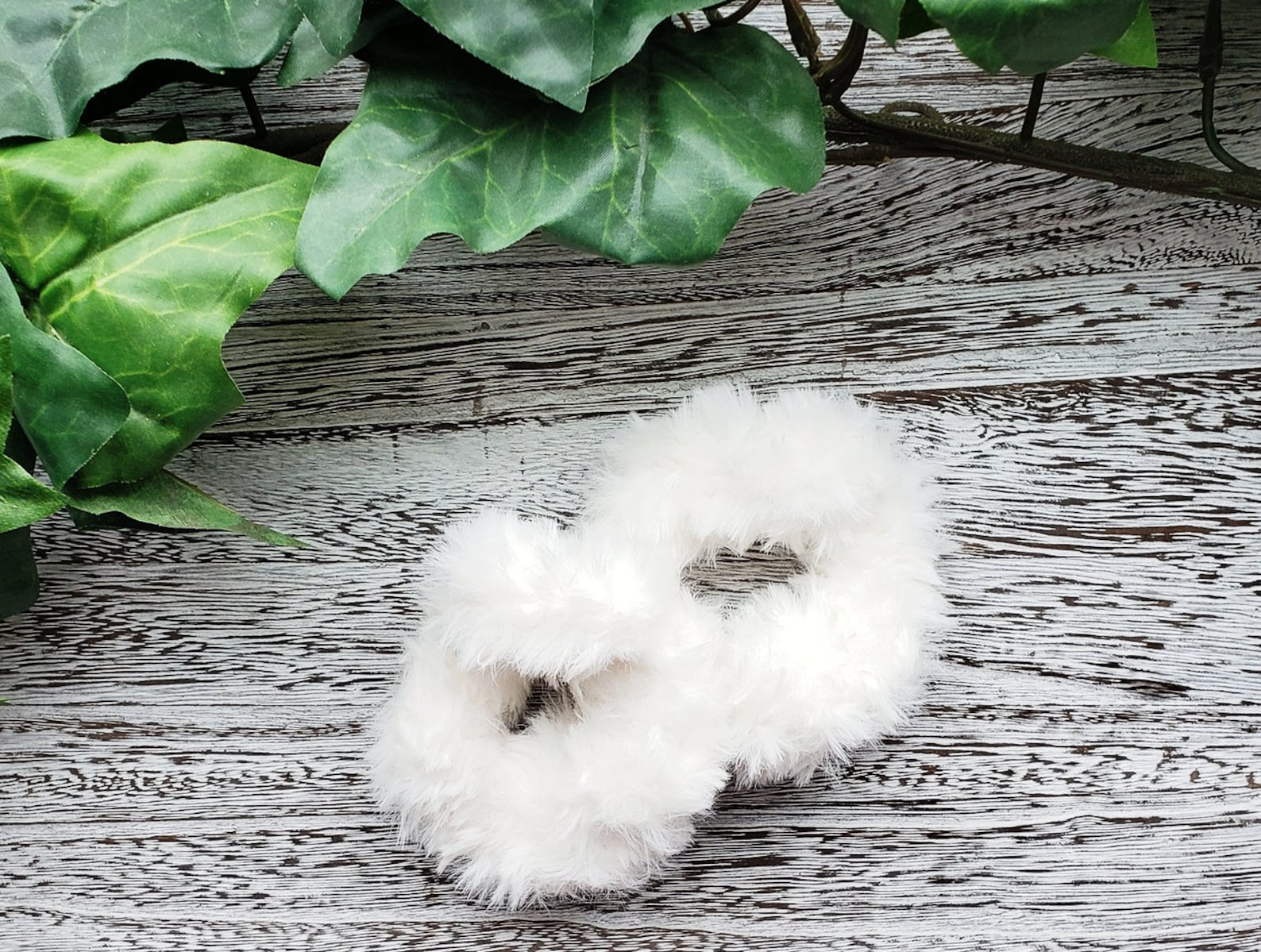 Faux Fur Scrunchies, Soft Hair Ties, Crochet Scrunchy, Luxury ...