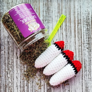 Catnip Blunts | Crochet Cat Doobies | Kitty Yarn Toy | Funny Gag Gift ...