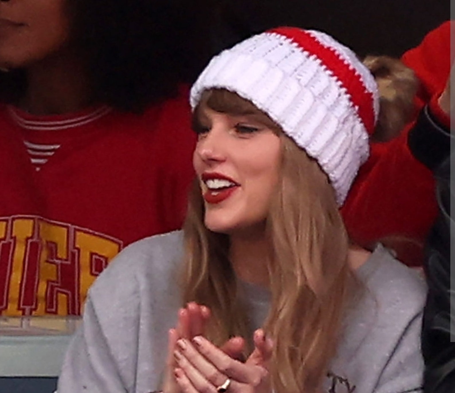 PATTERN ONLY | Taylor 87 Beanie | Crochet Inspired Chiefs Kelce Hat ...