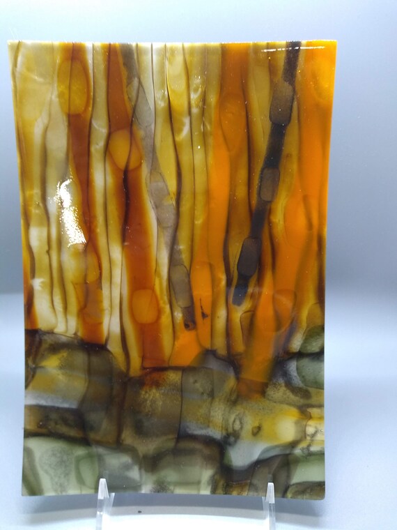 Watercolor Plate by Early Morning Glass | Etsy