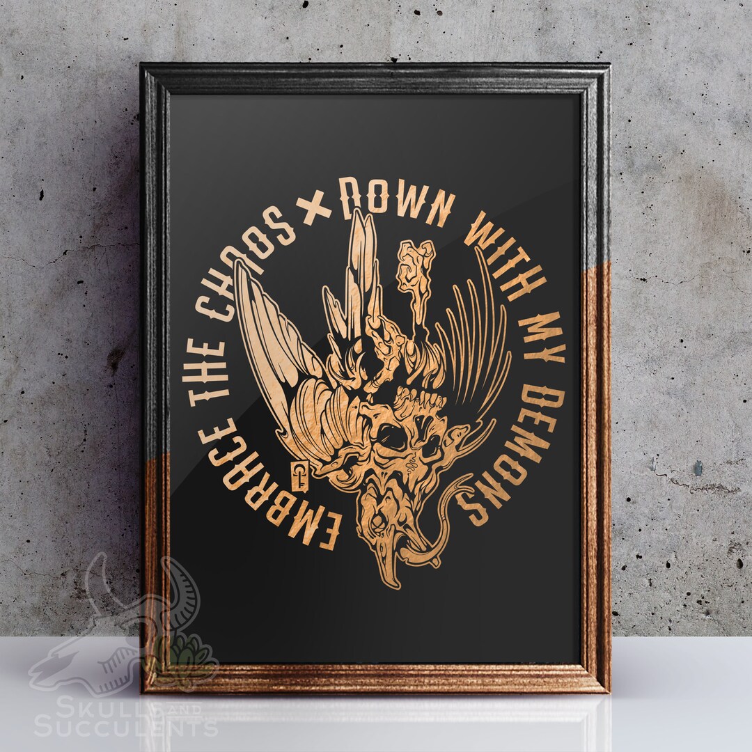 Fallen | Bird Raven Crow Death Quote Foil Art Print - Etsy