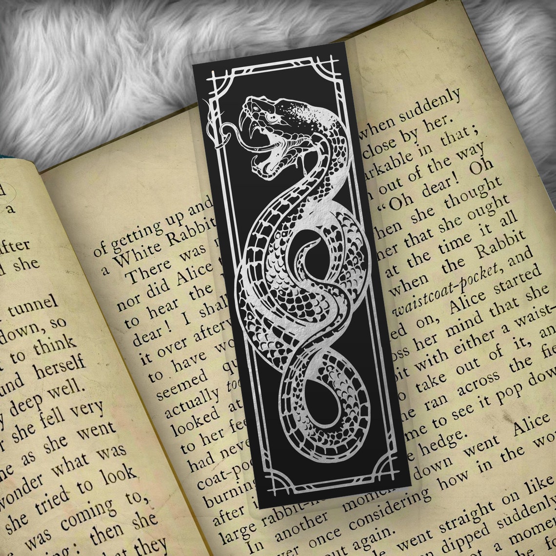 Snake Foil Art Bookmark - Etsy