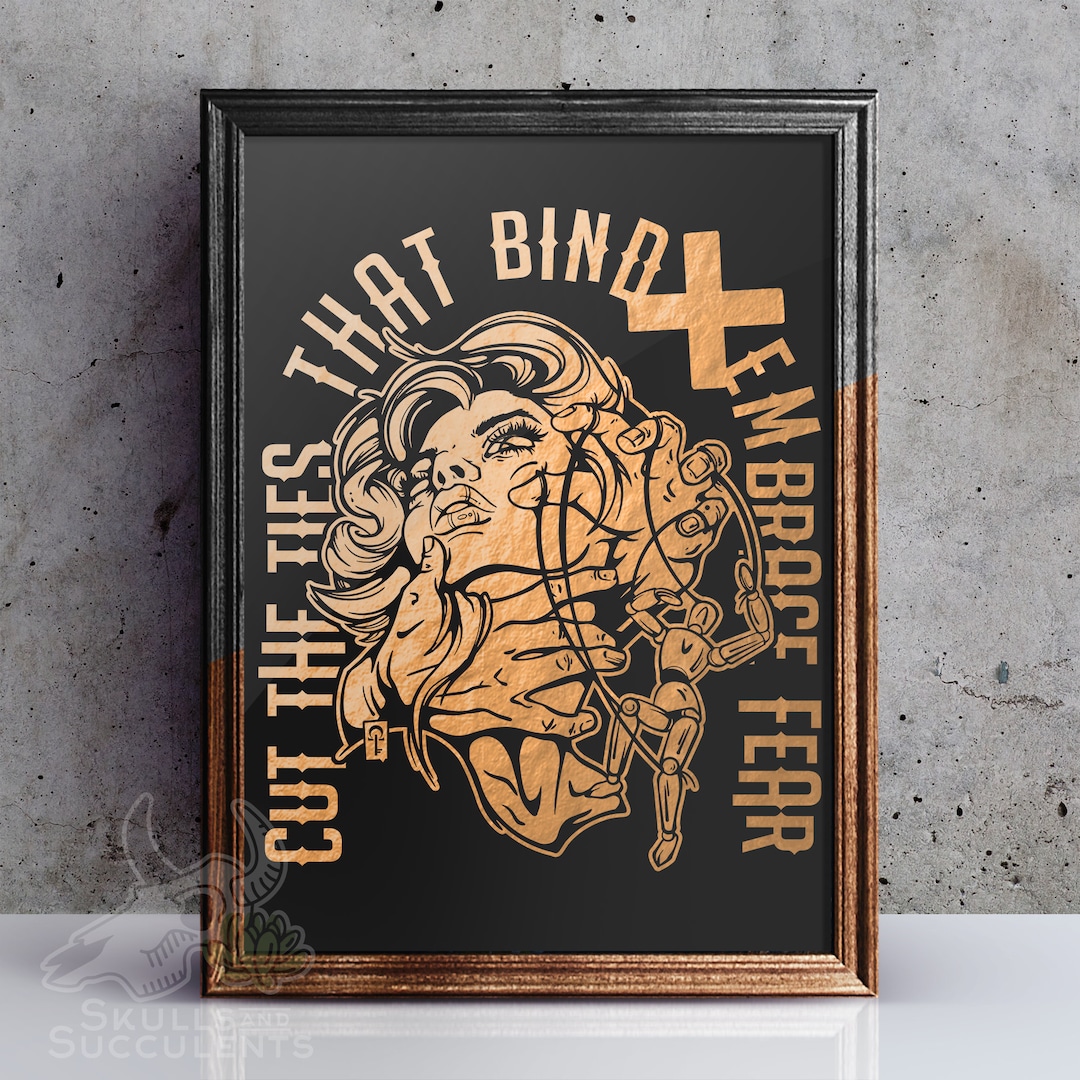 Puppeteer Quote Foil Art Print - Etsy