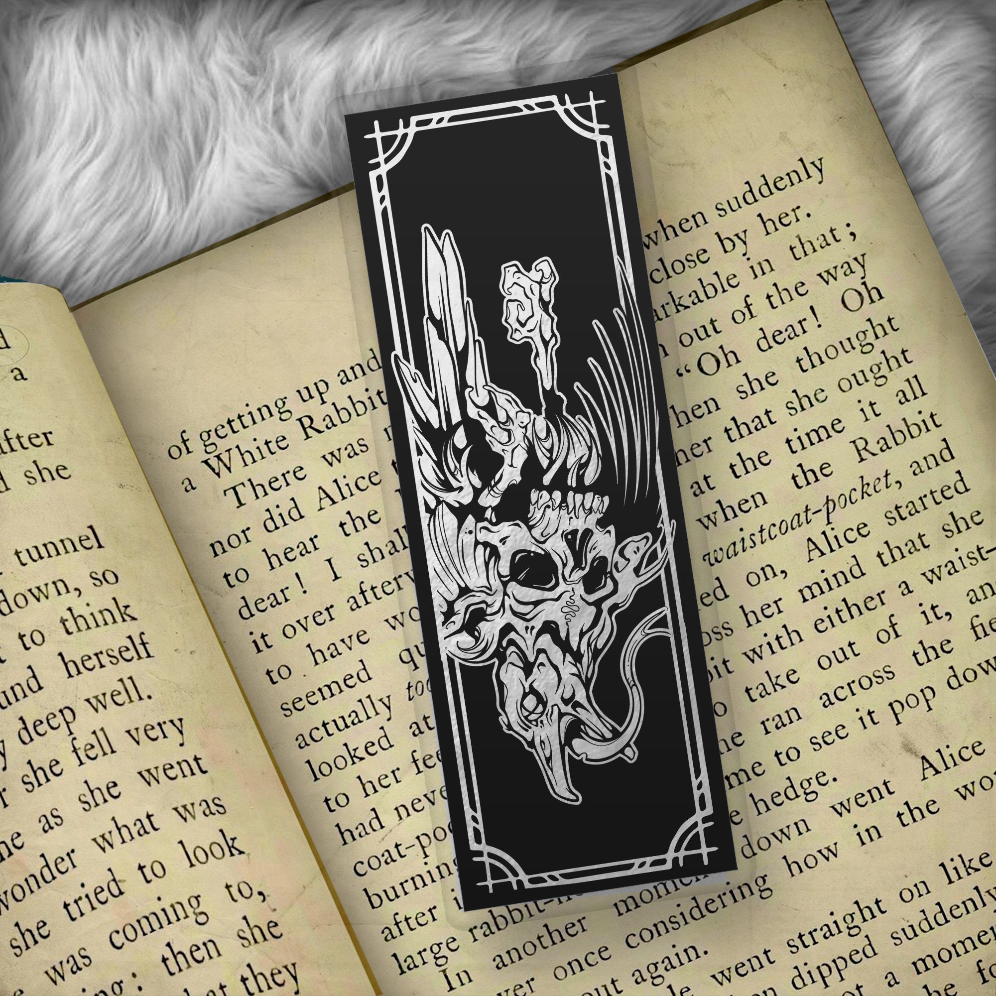 Fallen | Bird Raven Crow Death Foil Art Bookmark - Etsy