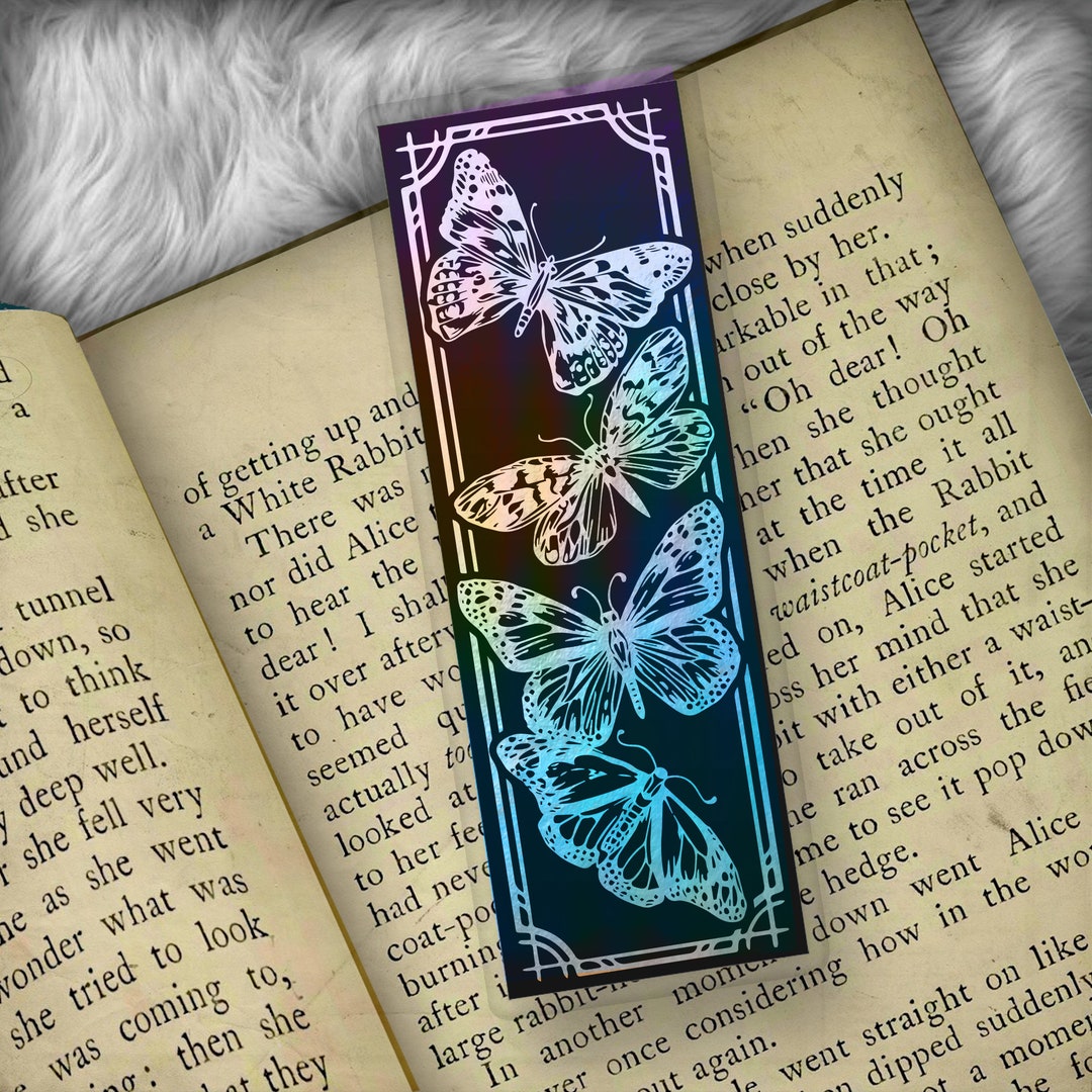 Butterflies Foil Art Bookmark - Etsy