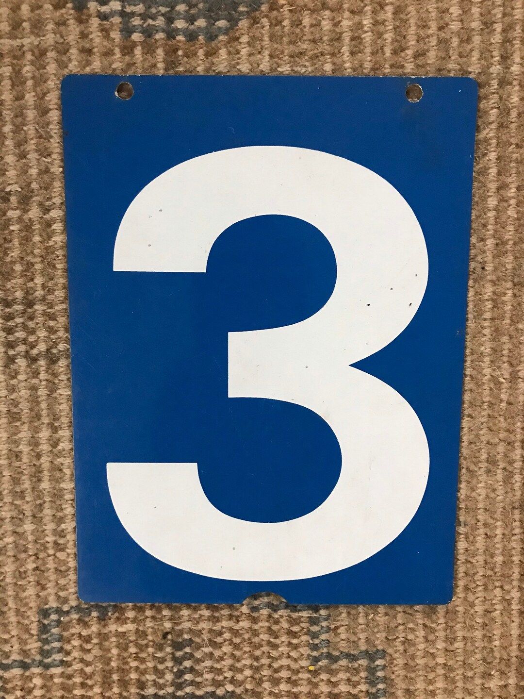 Vintage Metal Sign Gas Station Number 3 or 2 Industrial - Etsy