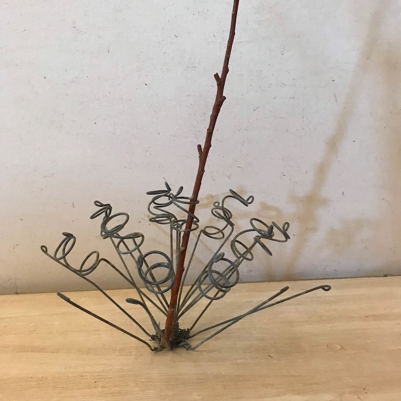 Antique English Flower Frog Industrial English Wire Flower - Etsy