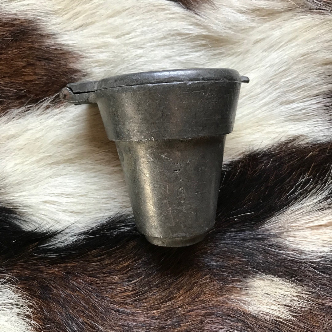 Antique Urn Flower Pot Ice Cream Mold Pewter Culinary Garden Plate ...