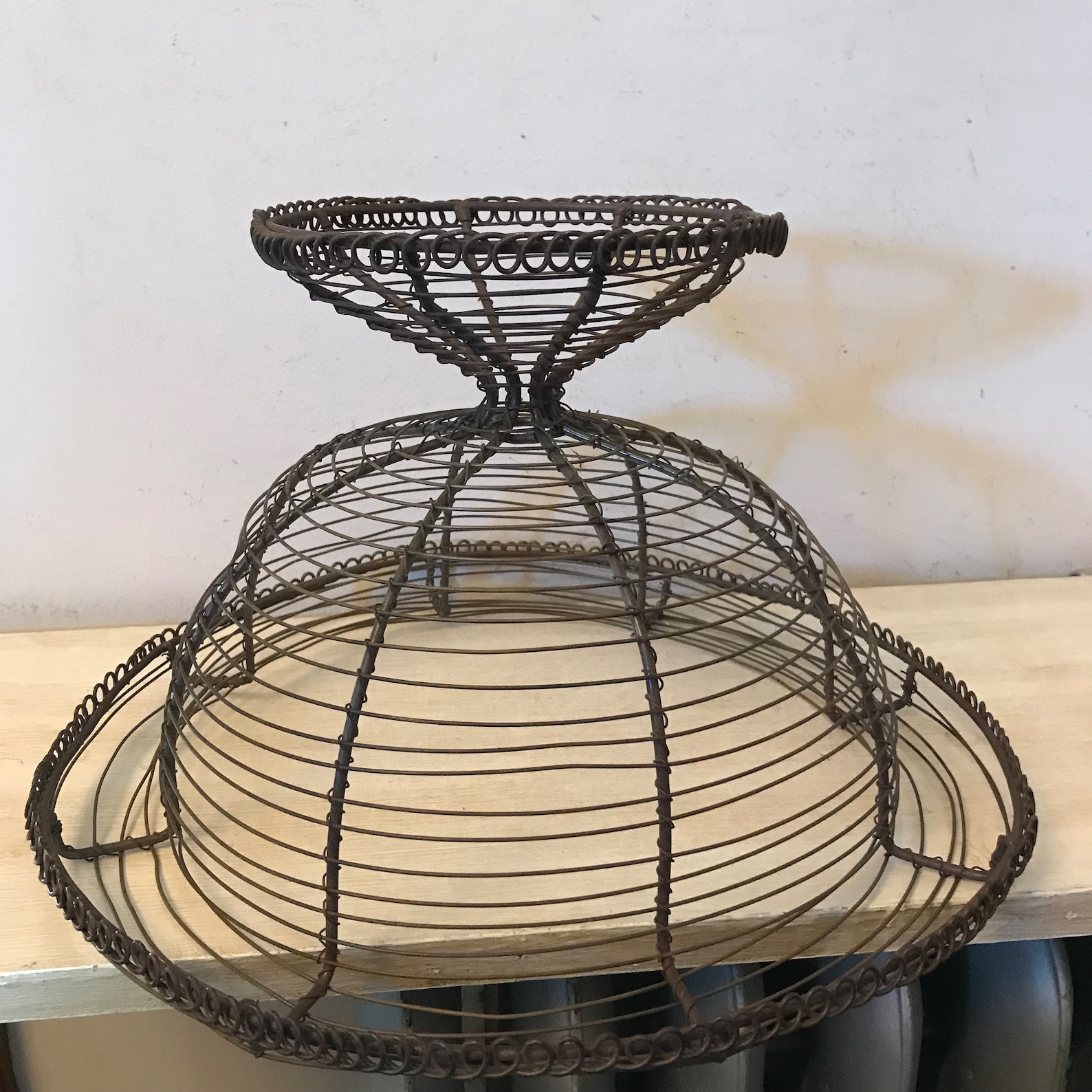 Antique French Wire Urn Basket French Wire Urn Garden Basket - Etsy