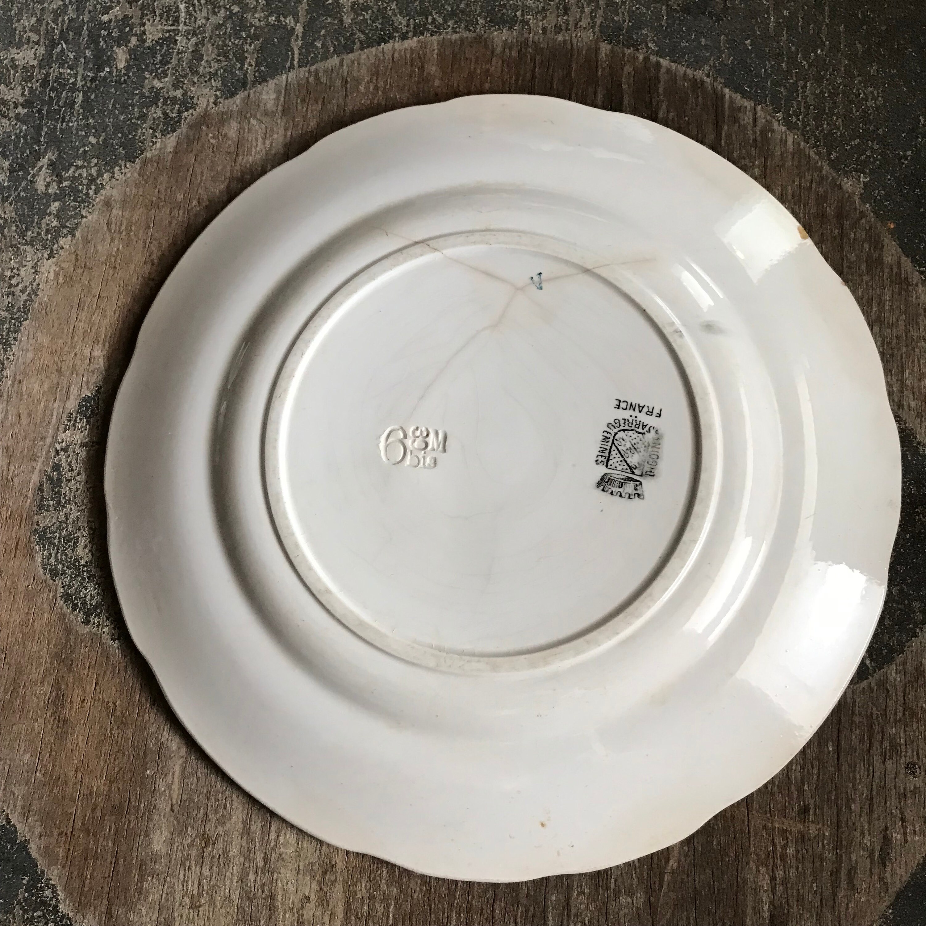 Antique French Plates French Calendar Plates Month Birthday April Ware ...