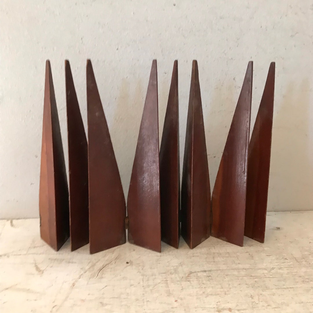 Antique Mathematical Model Scientific Wood Model Dissected Cone ...