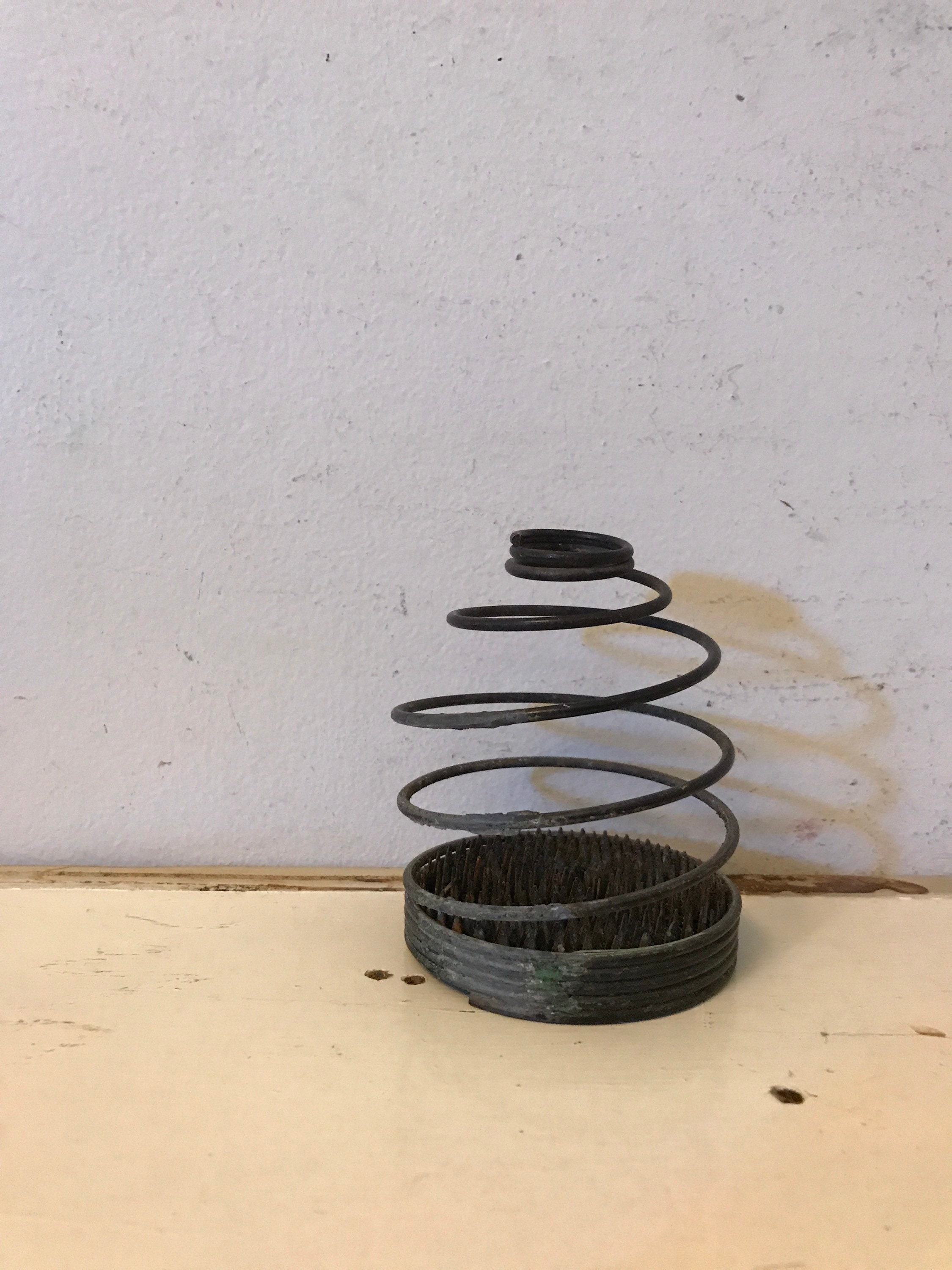 Antique Flower Frog Industrial Garden Tool Wire Flower Frog Flower ...
