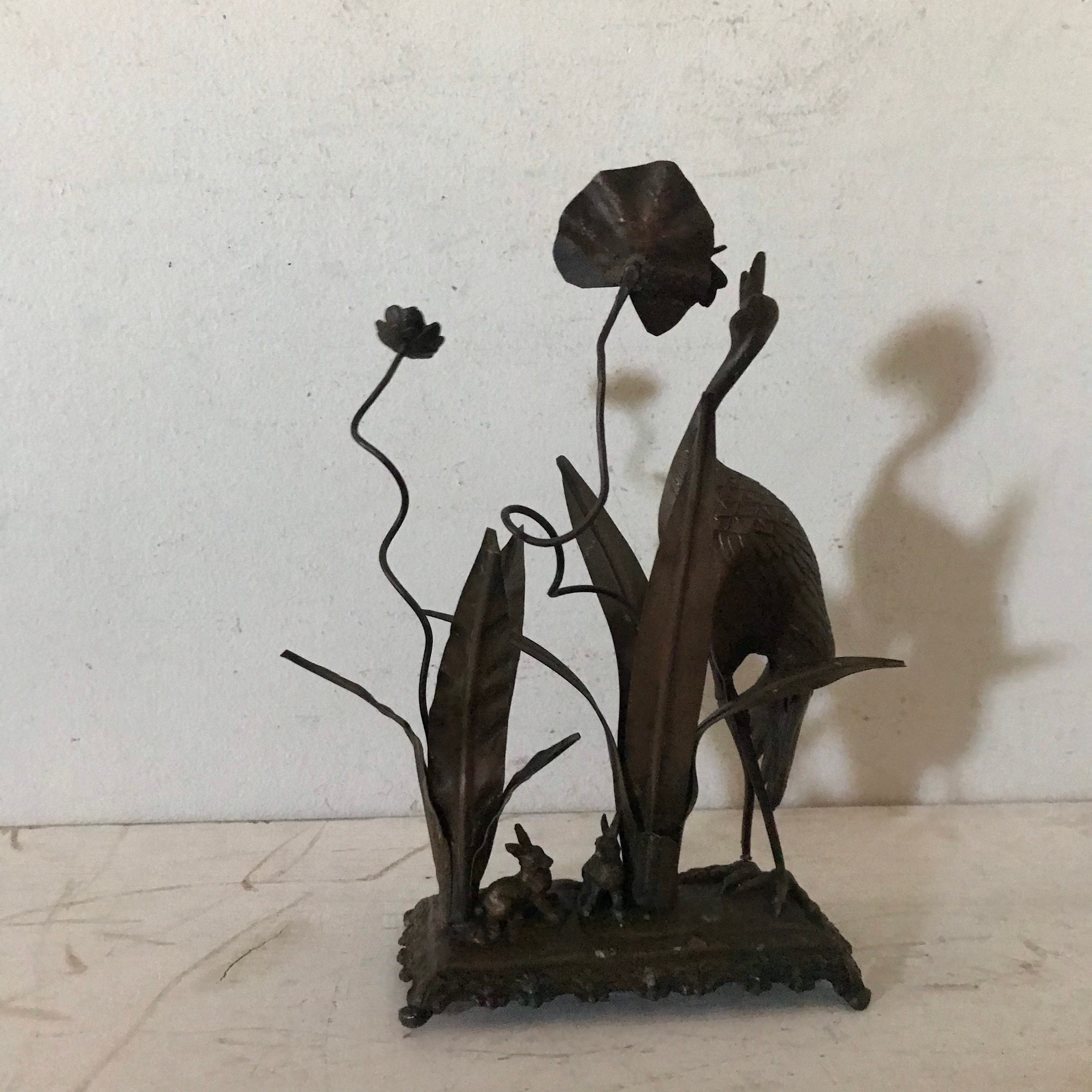 Antique Flower Frog Copper Flower Frog Aesthetic Industrial - Etsy