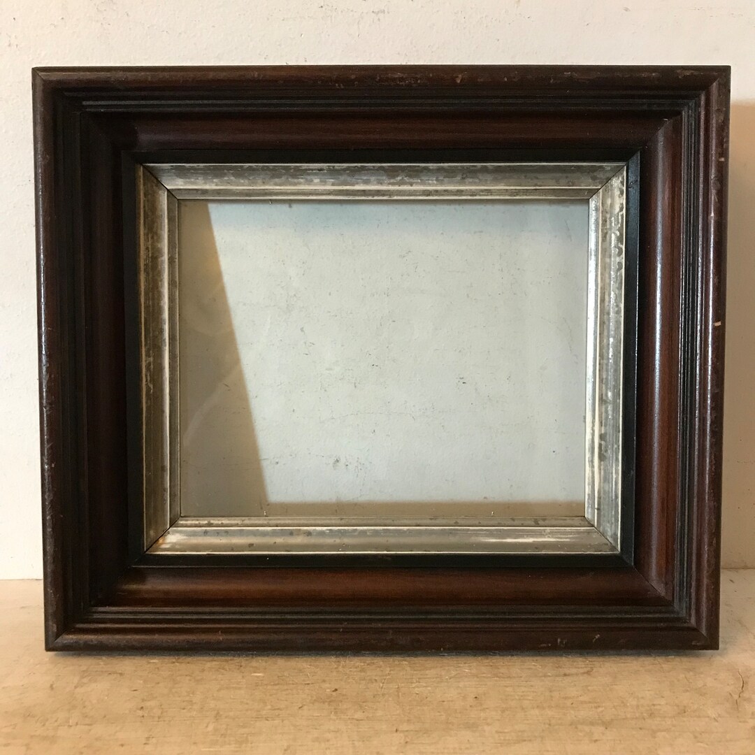 Antique Silver Gilt Frame Picture Parcel Gilt Architectural Wood Frame ...