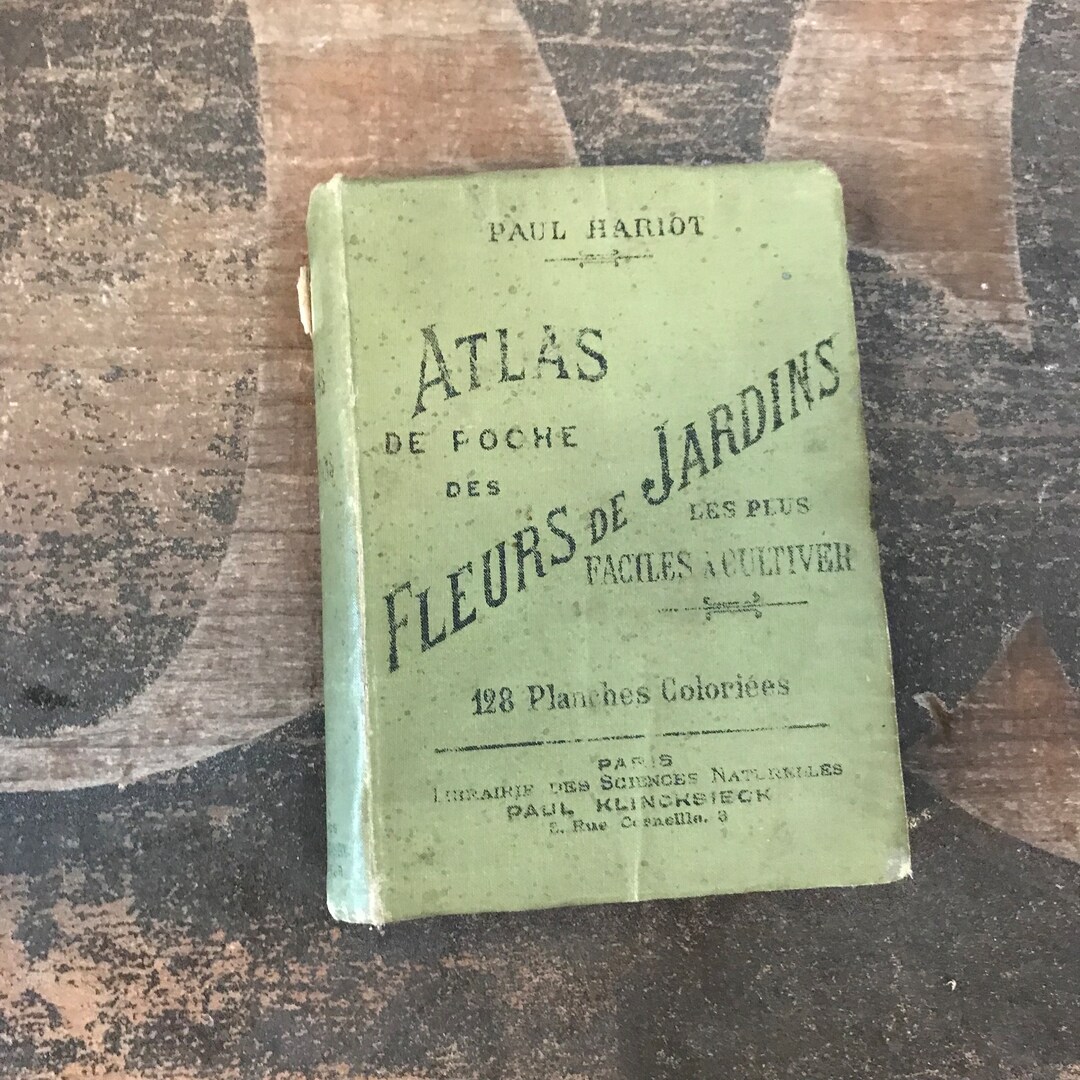 Antique French Book Botanical Garden Books Agricultural Agricultural ...