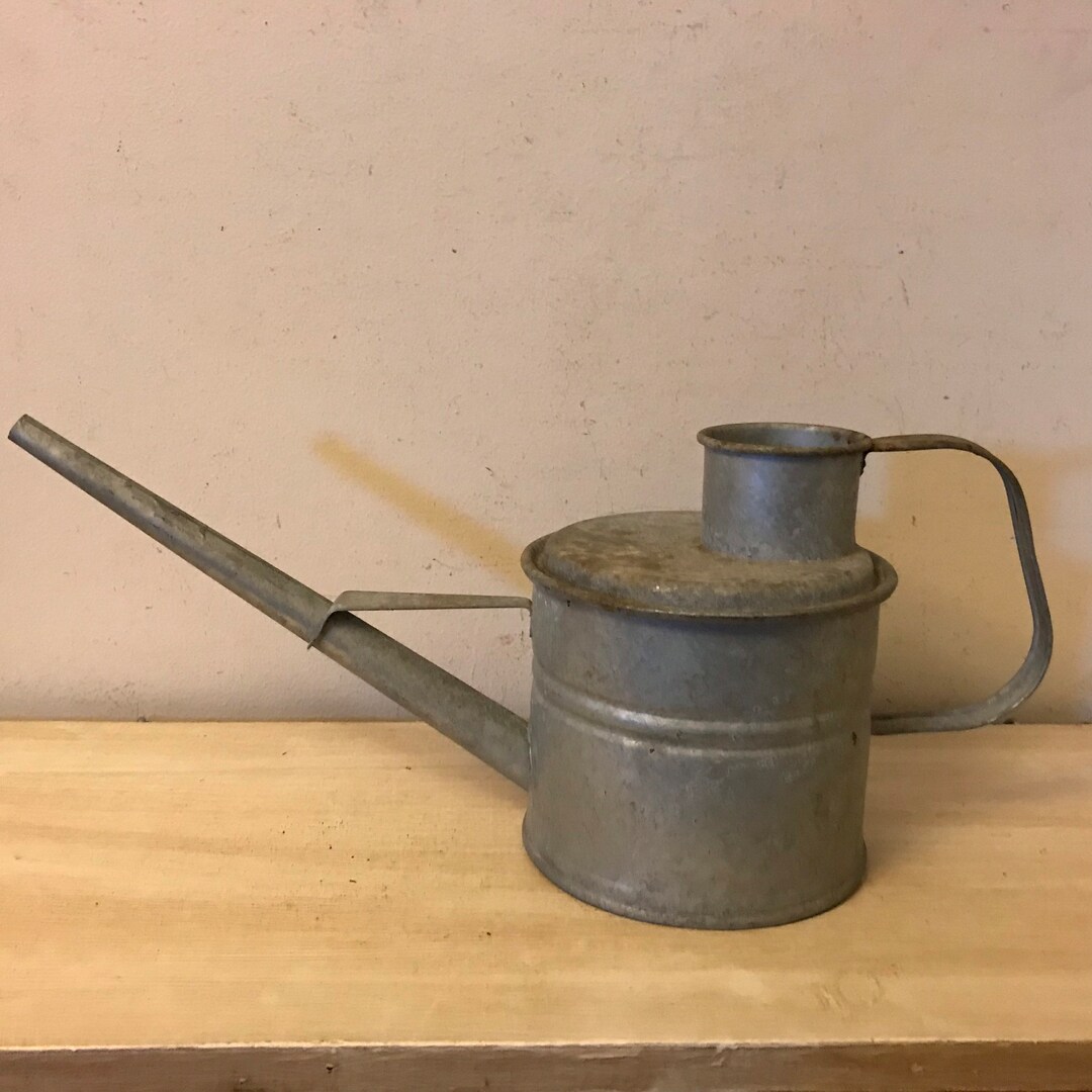Antique French Watering Can France Zinc Watering Can French Garden Tool ...