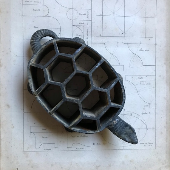 offer cheapest Antique Flower Frogs Turtle Metal Aesthetic Garden ...