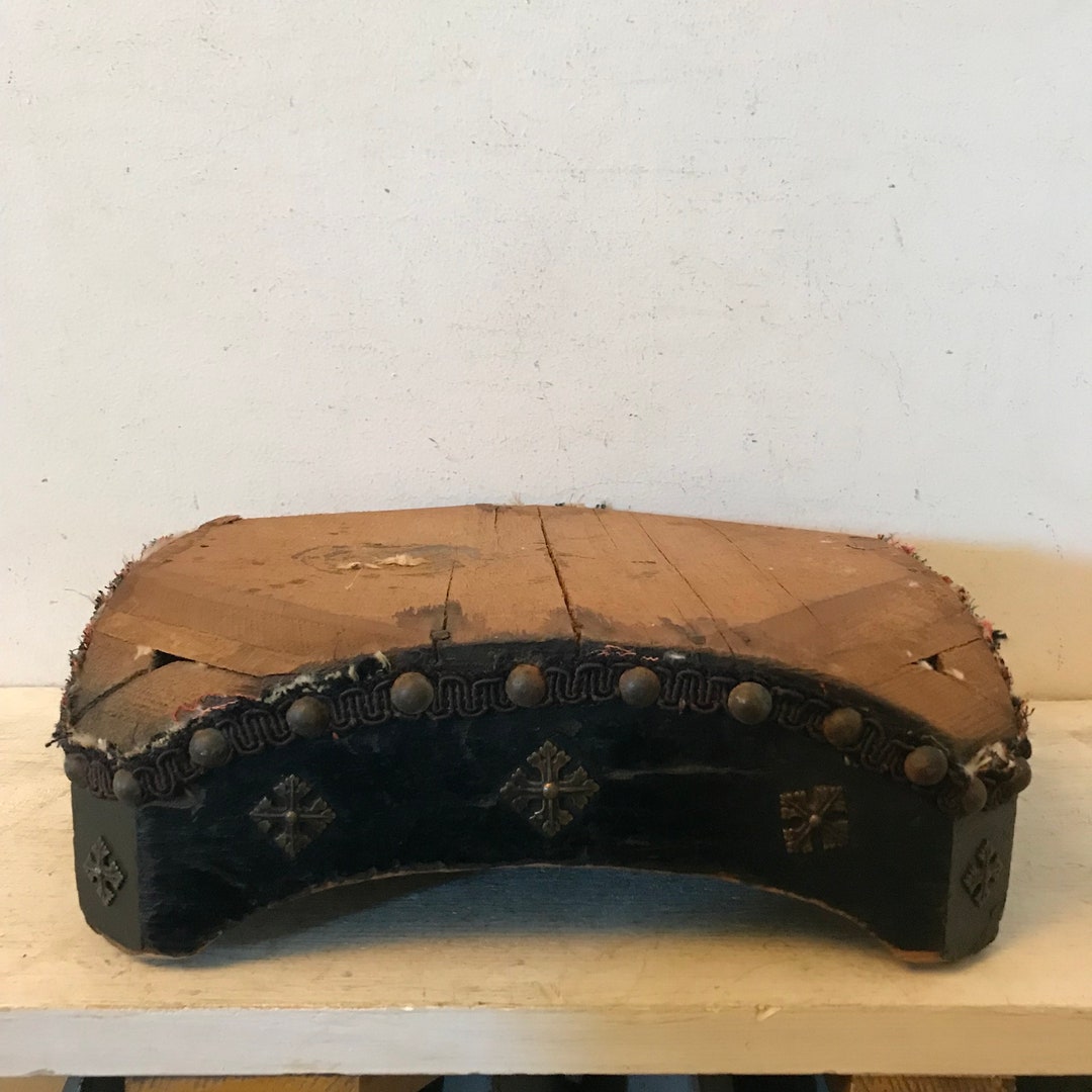 Antique English Gothic Stool Wood Stool Bench Footstool Ottoman Stool ...