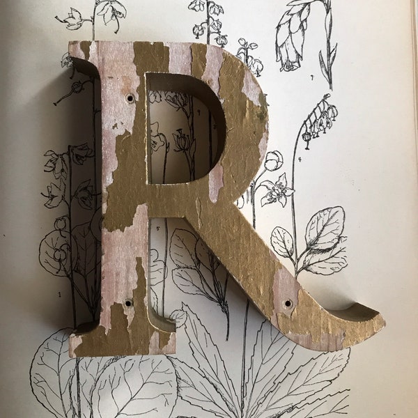 Wooden Letter R - Etsy