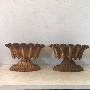 Antique French Urns Iron Urns Garden Pot Architectural French ...