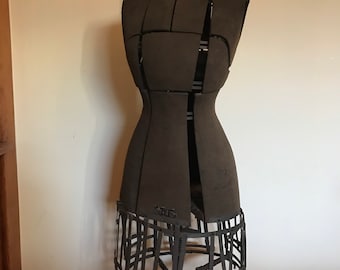 Antique Dress Form. Adjustable Dress Form Mannequin. 1900s Dressmakers ...