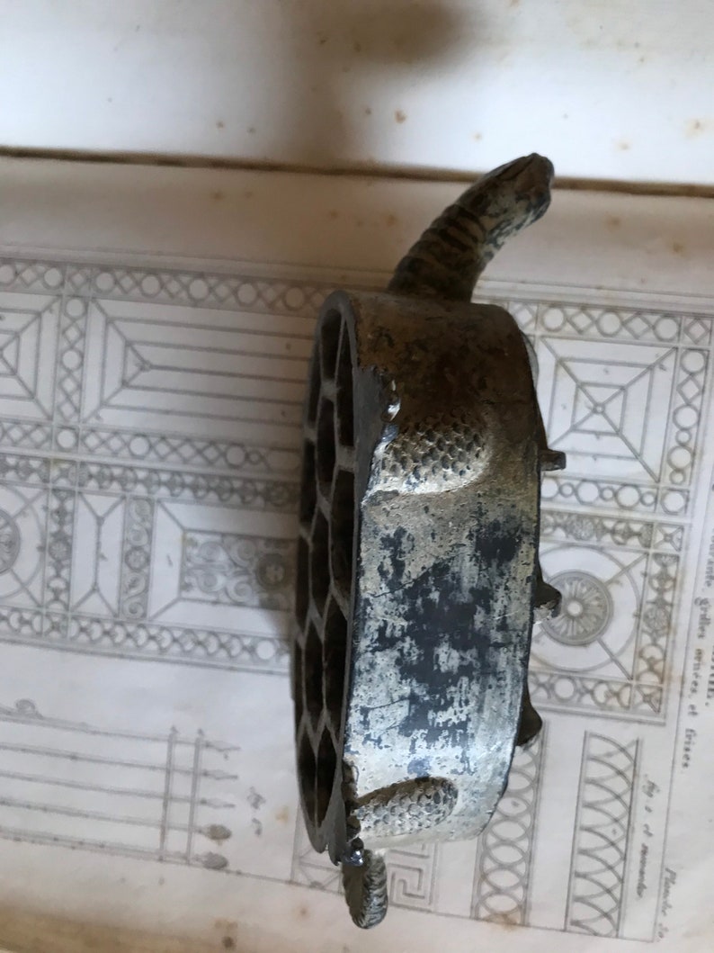 Antique Flower Frogs Turtle Metal Aesthetic Garden Ikebana - Etsy