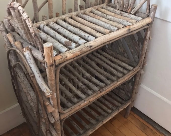 Bent Wood Willow Corner Shelf - Etsy