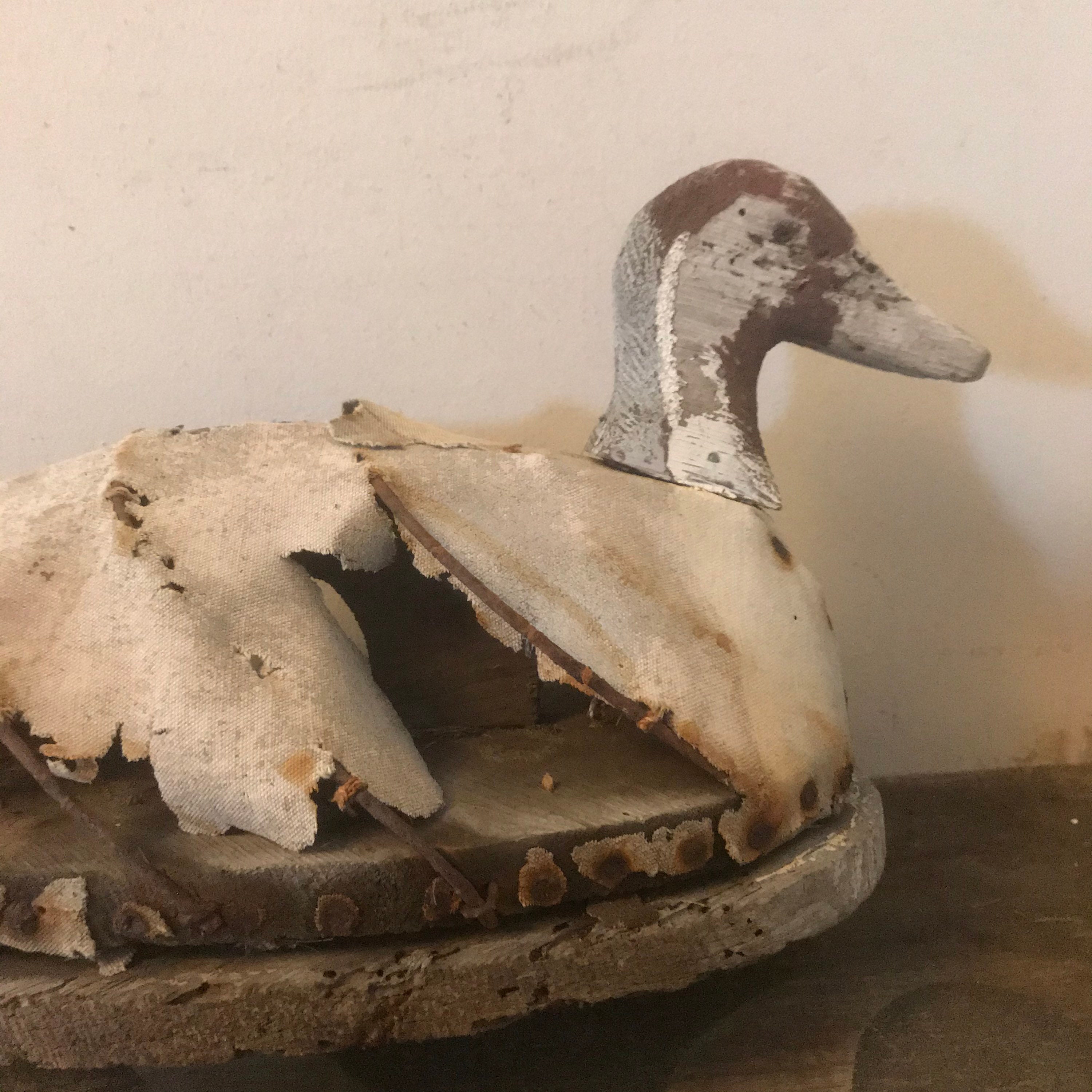 Antique Folk Art Decoy Canvas Frame Fragment North Carolina - Etsy