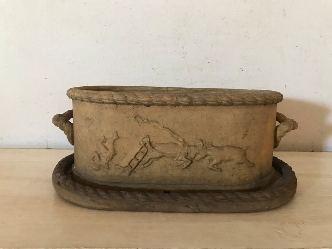 Antique Terracotta Planter Cache Pot Chinese Pottery Garden Ikebana - Etsy