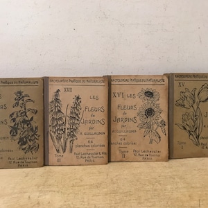 Antique French Book Botanical Garden Books Agricultural Agricultural ...