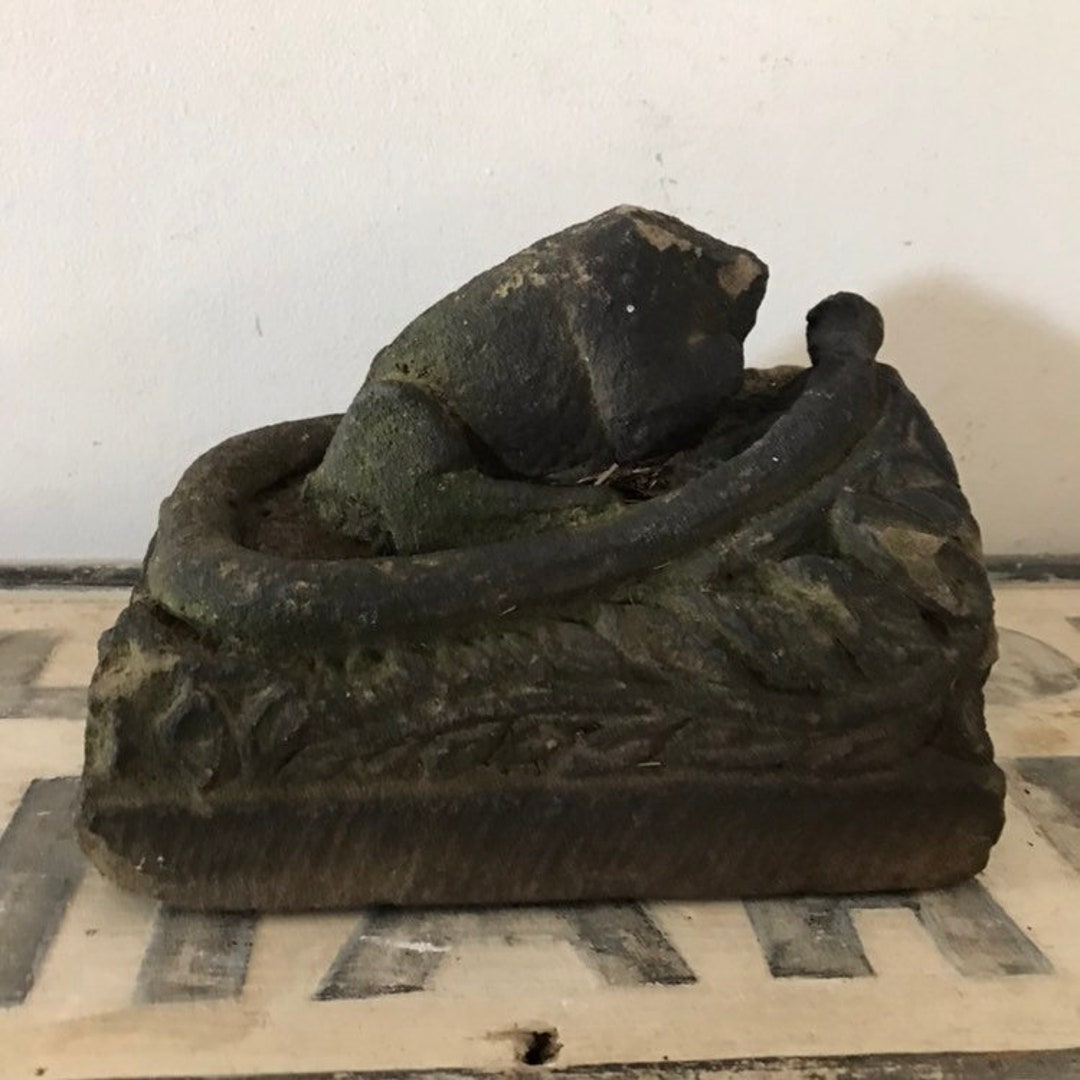 Antique French Fragment Garden Fragment Statue English Stone Fountain ...