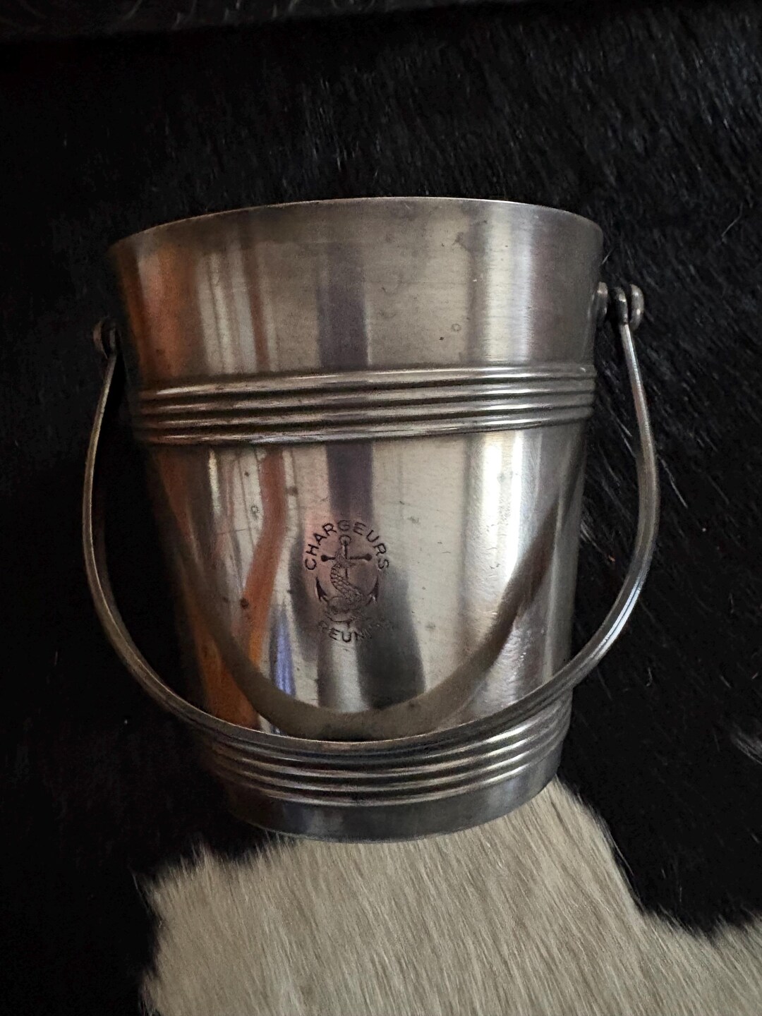Antique French Wine Bucket Silver Christofle Yacht Champagne Chargers ...