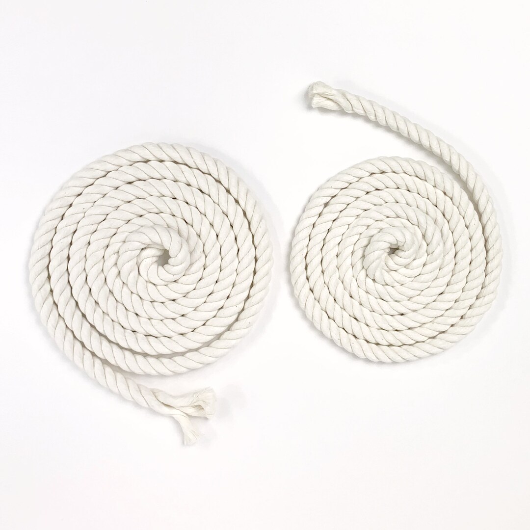Natural Macrame Rope Super Soft Premium Cotton 3 Ply Twisted - Etsy